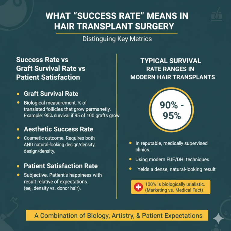hair transplant success rate & Graft Survival Rates 2026